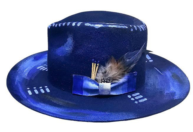 Exclusive Royal Blue Customized Fedora Hat – 2 2 5 5 Custom Hats